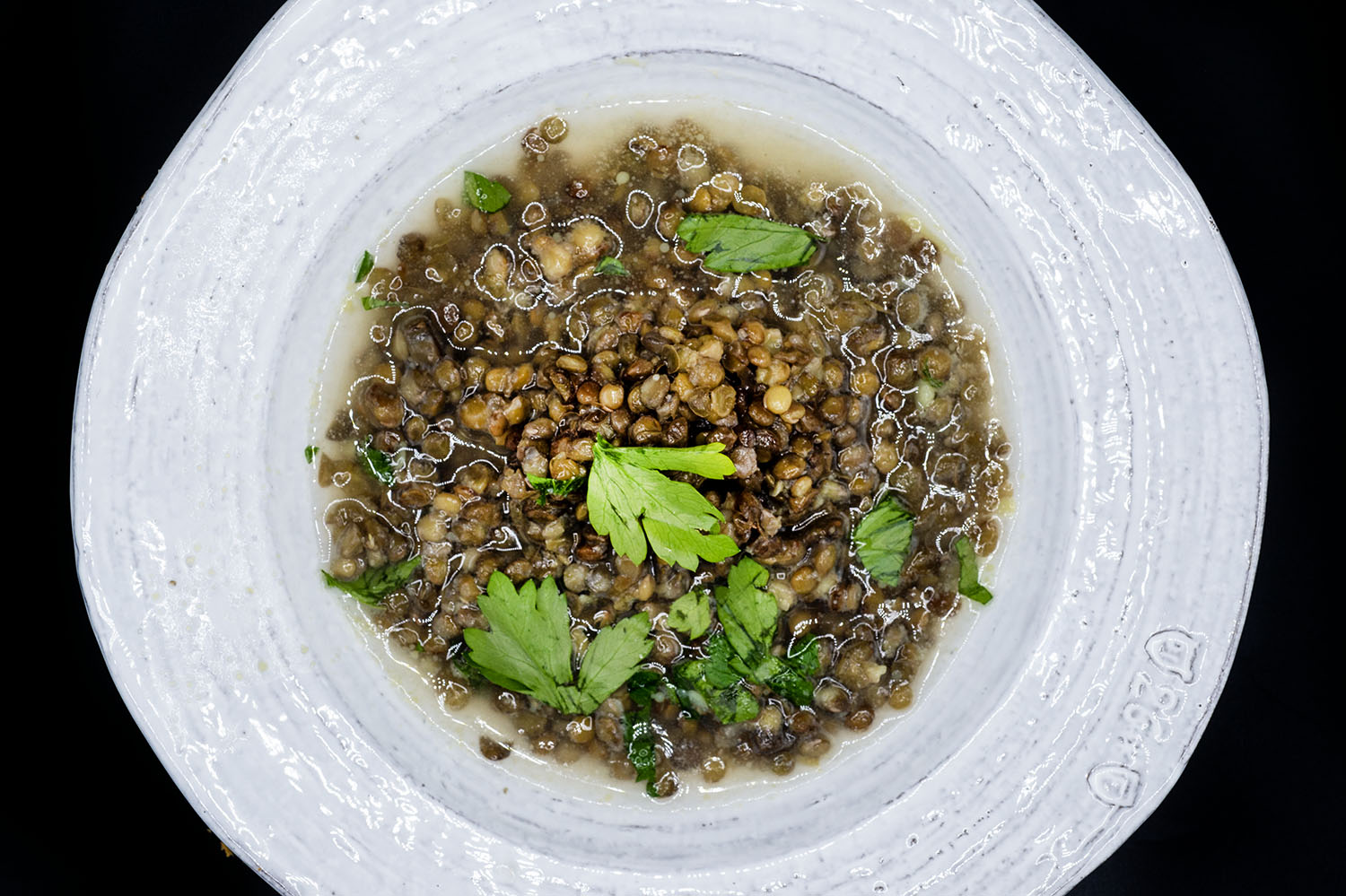 Lentils in Parmesan Brodo - The Two Bananas